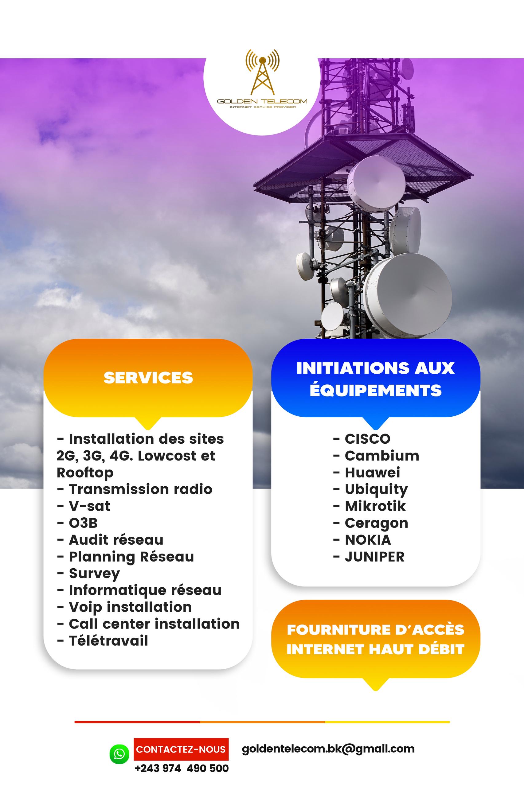 Golden Télécom - Solutions ICT en RDC